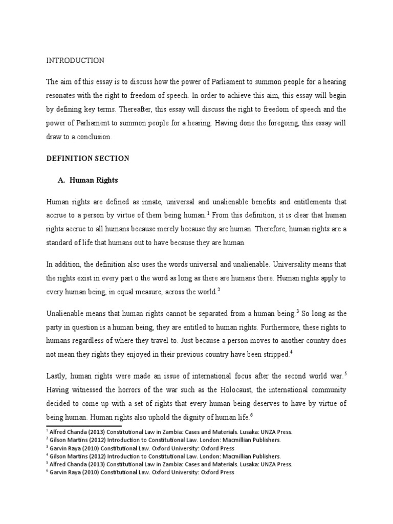 Constitutional Law Unilus Assignment | PDF