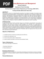 Plant Maintenance: Strategies and Importance | PDF | Mechanical ...