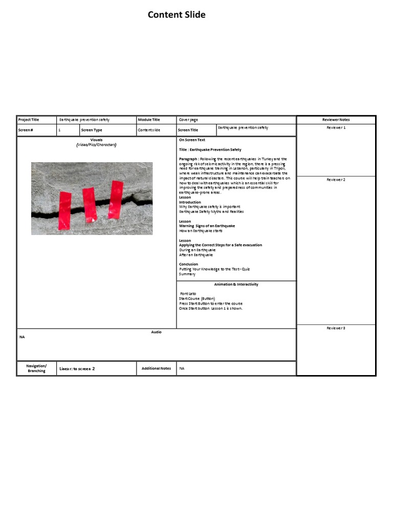 storyboard-earthquake preparedness 2 | PDF
