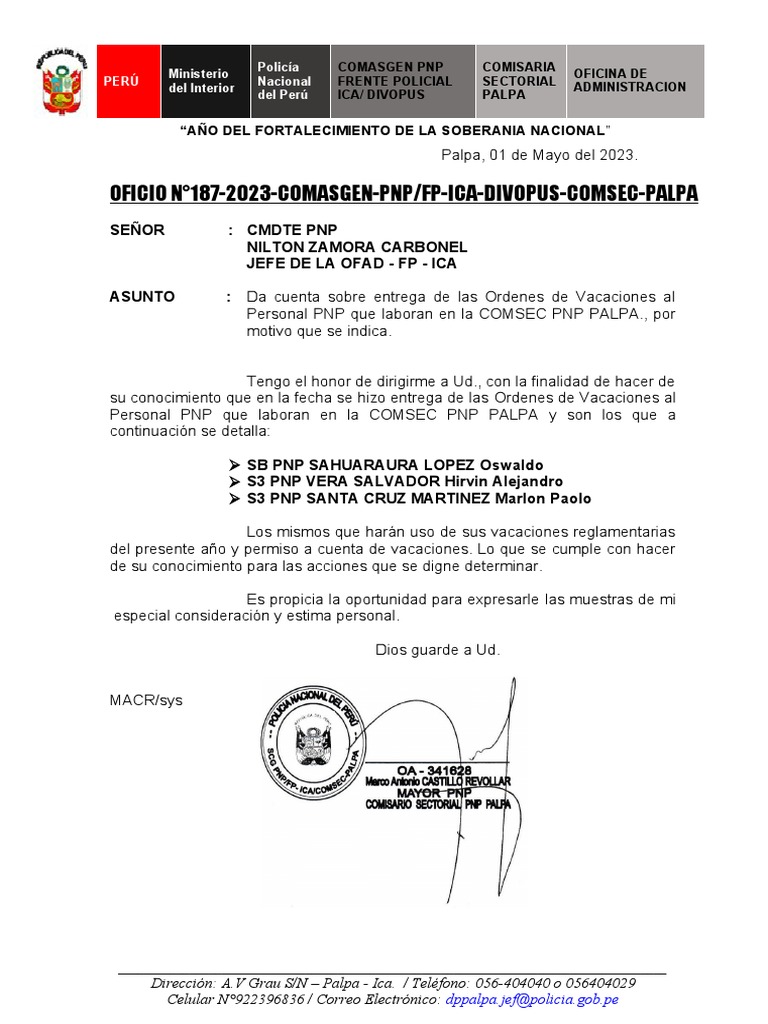 Modelo De Oficio Solictando Adornos Navideno Para Plaza