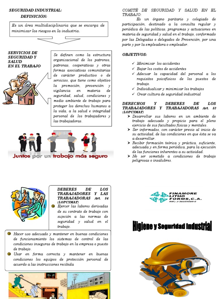 Diptico Seguridad Industrial | PDF
