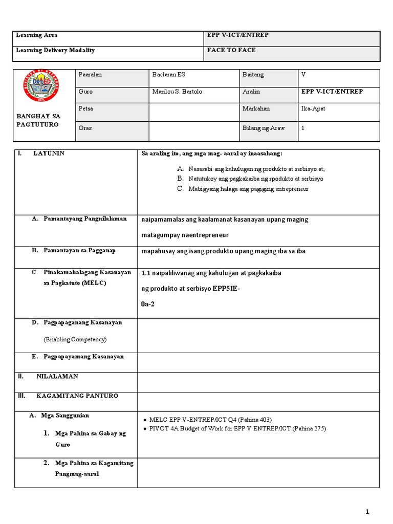 Epp V Demo Teachingg | PDF