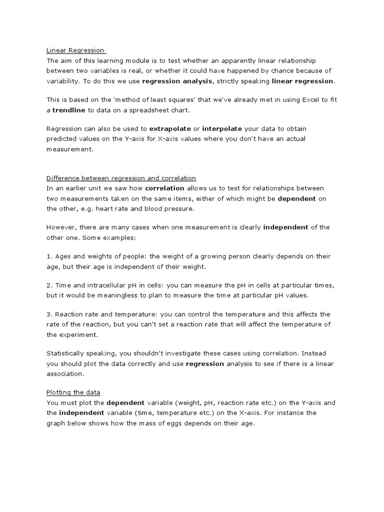 Linear Regression Pdf