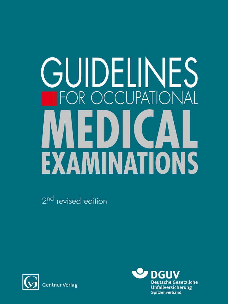 Guidelines For Occupational Medical Examinations 2nd Ed | PDF