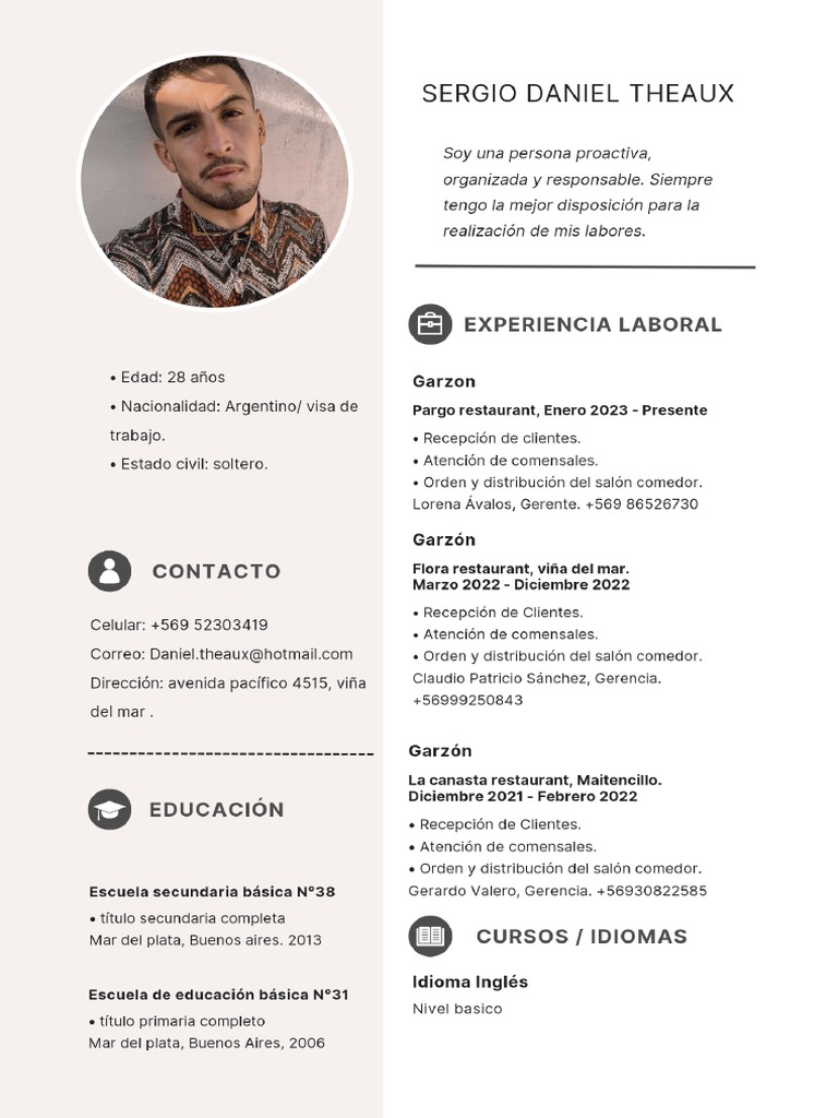 Currículum Sergio PDF | PDF