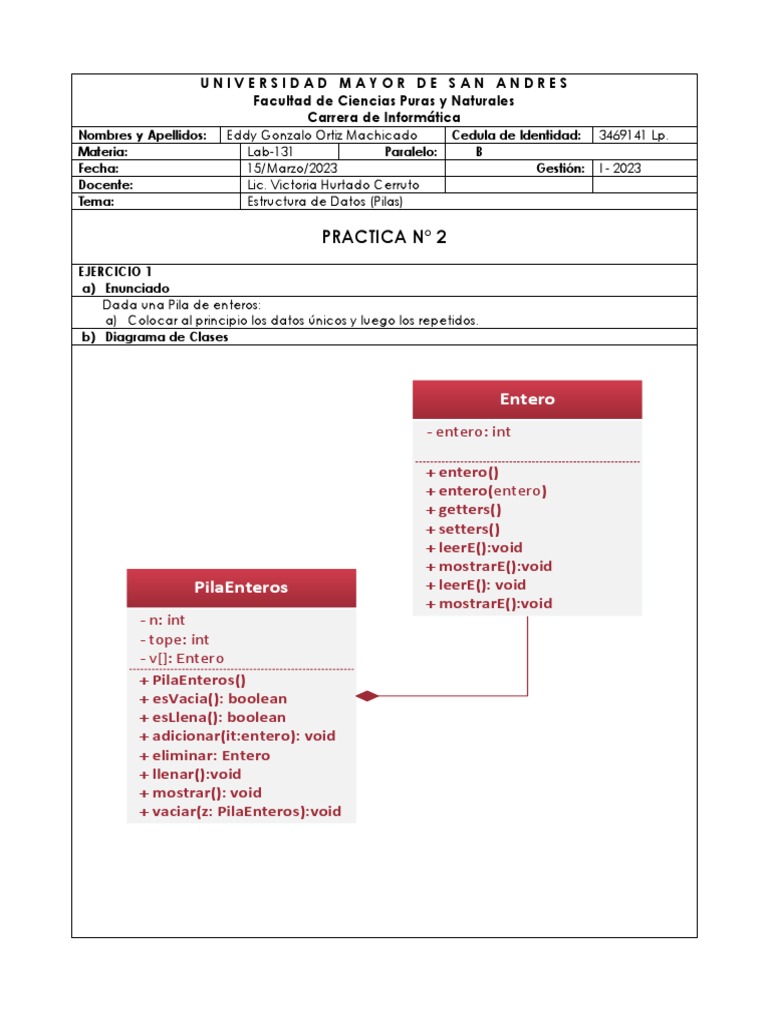 Práctica02 - Lab131 | PDF | Constructor (Programación Orientada a Objetos) | Programación