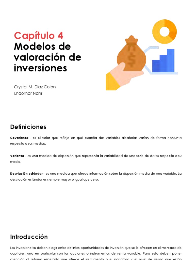 Cap 4 - Modelo de Inversión PDF | PDF | Modelo de fijación de precios ...