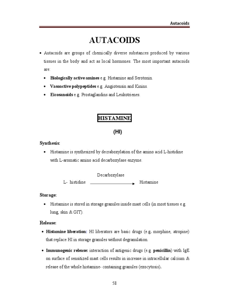 4_Autacoids | PDF