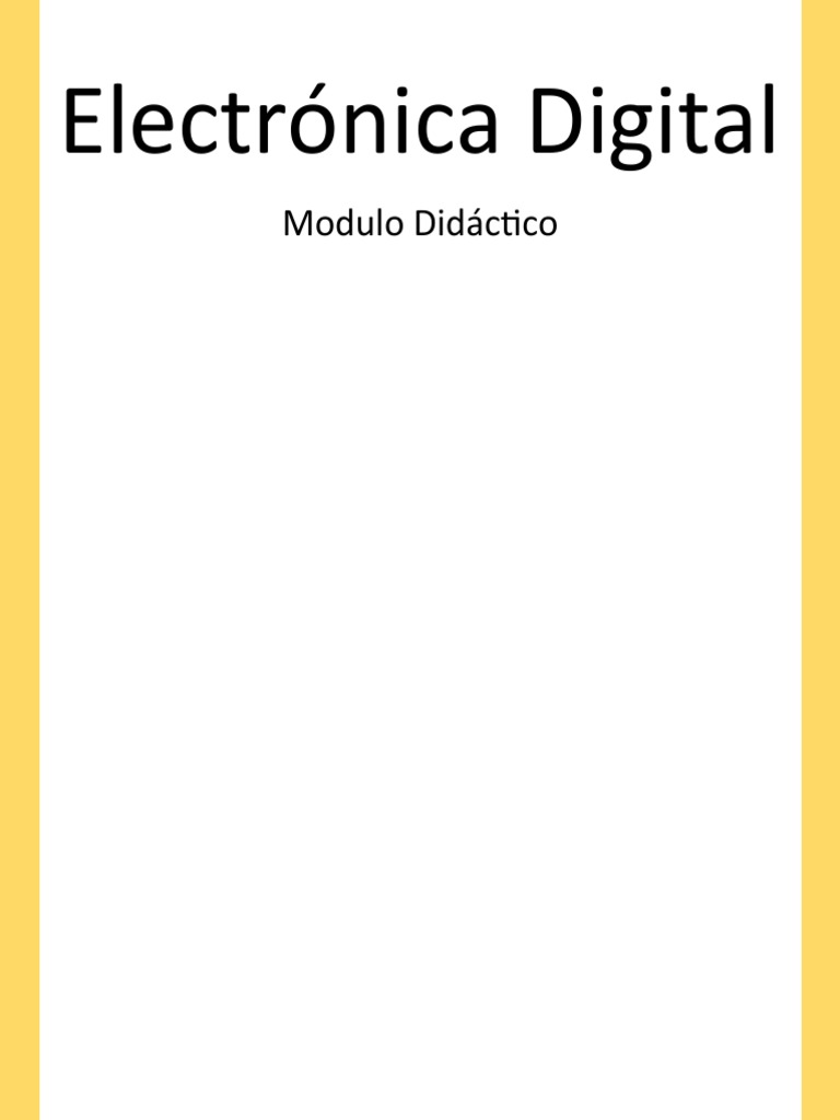 Modulo Electronica Digital Final (1).docx | PDF