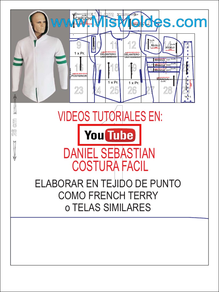 CHOMPA ENTALLADA CON FRANJAS EN MANGAS Nb6gta PDF | PDF