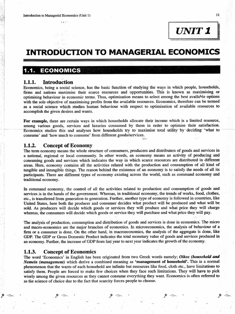 ME Notes Unit I | PDF