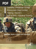 Six Section Battle Drills | PDF | Ammunition | Military Science