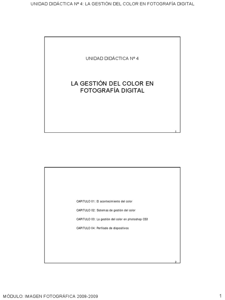 La Gestion Del Color en Fotografia Digital | PDF | Color | Ojo