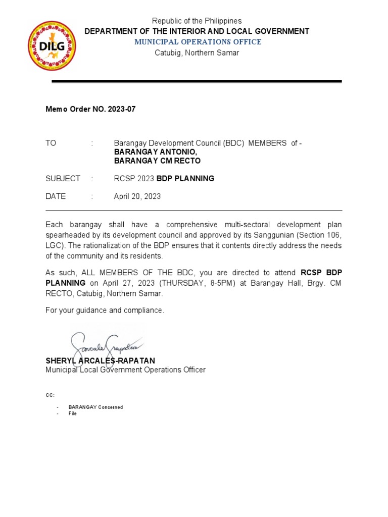 Office Memo | PDF