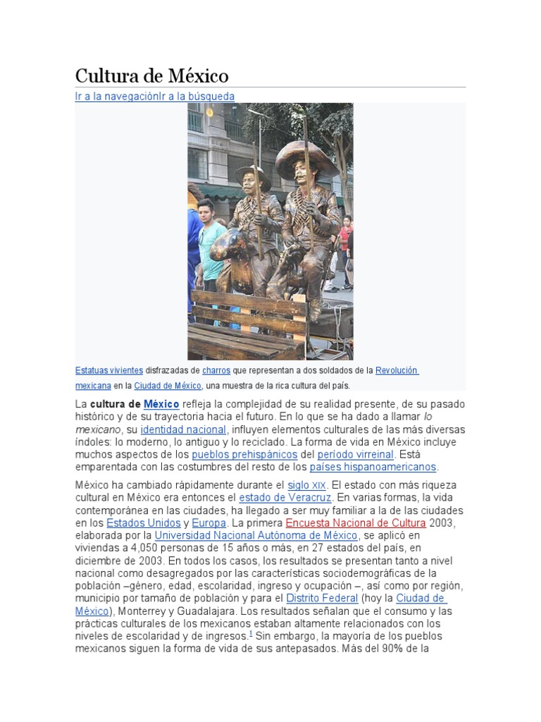 La Cultura de Mexico | PDF