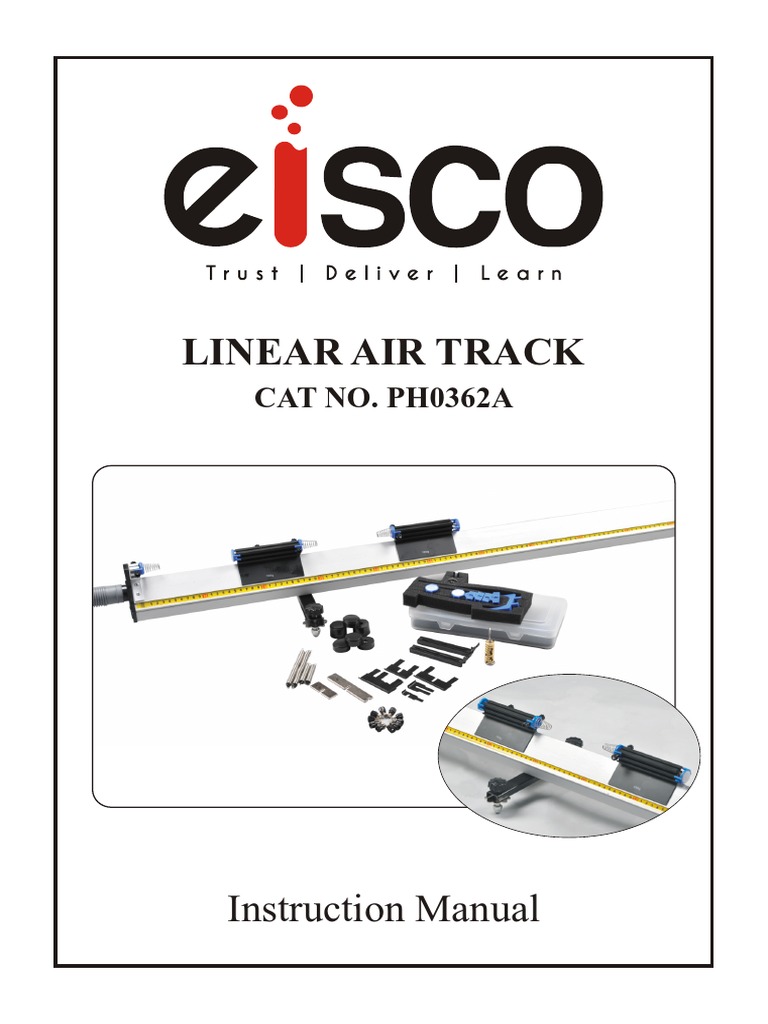 Linear Air Track: Instruction Manual | PDF