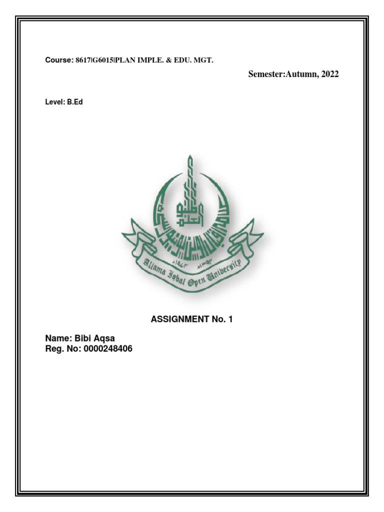 8617 Assignment 2-1 | PDF