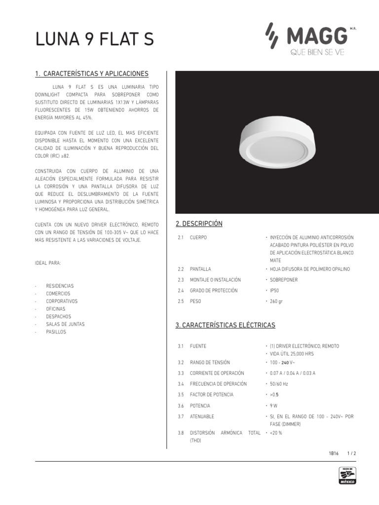 PV. Tipo Luna - Site - L6377 PDF | PDF | Electromagnetismo | Metrología