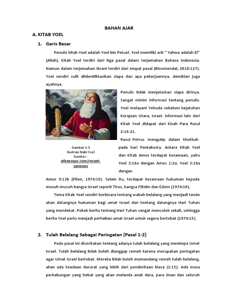 MENGENAL KITAB YOEL | PDF