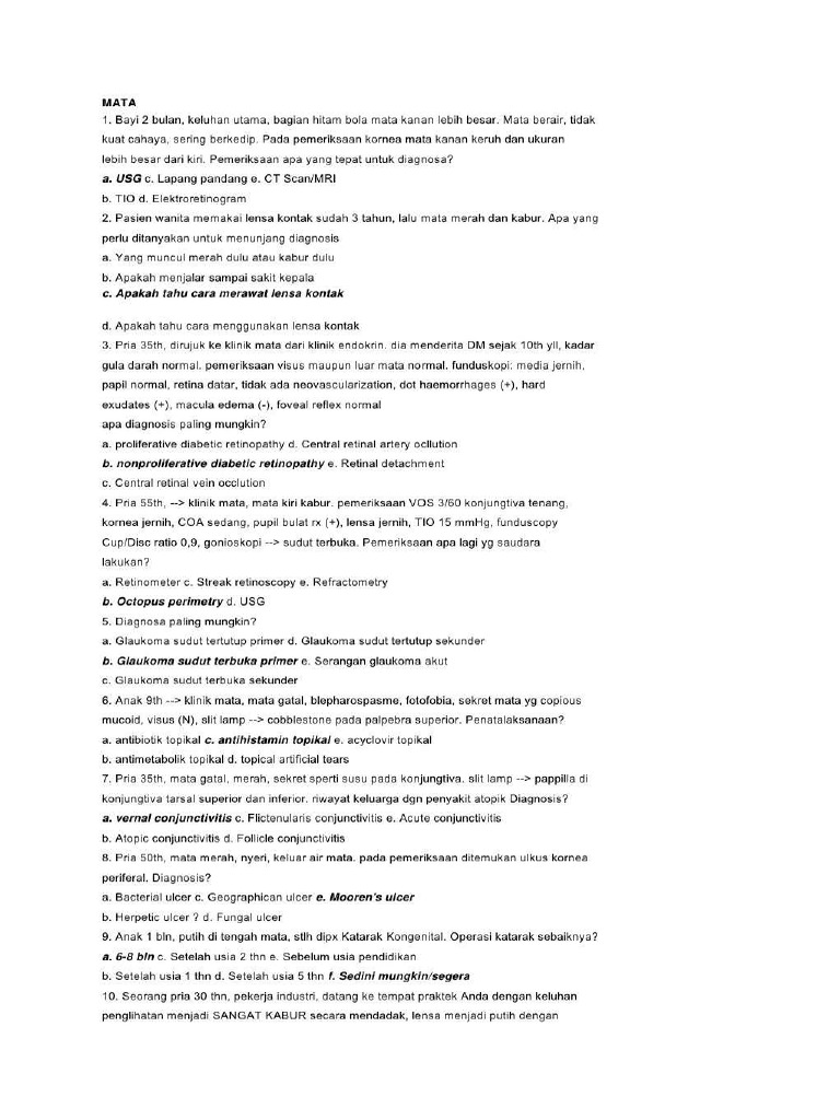 PDF Soal Mata - Compress PDF | PDF