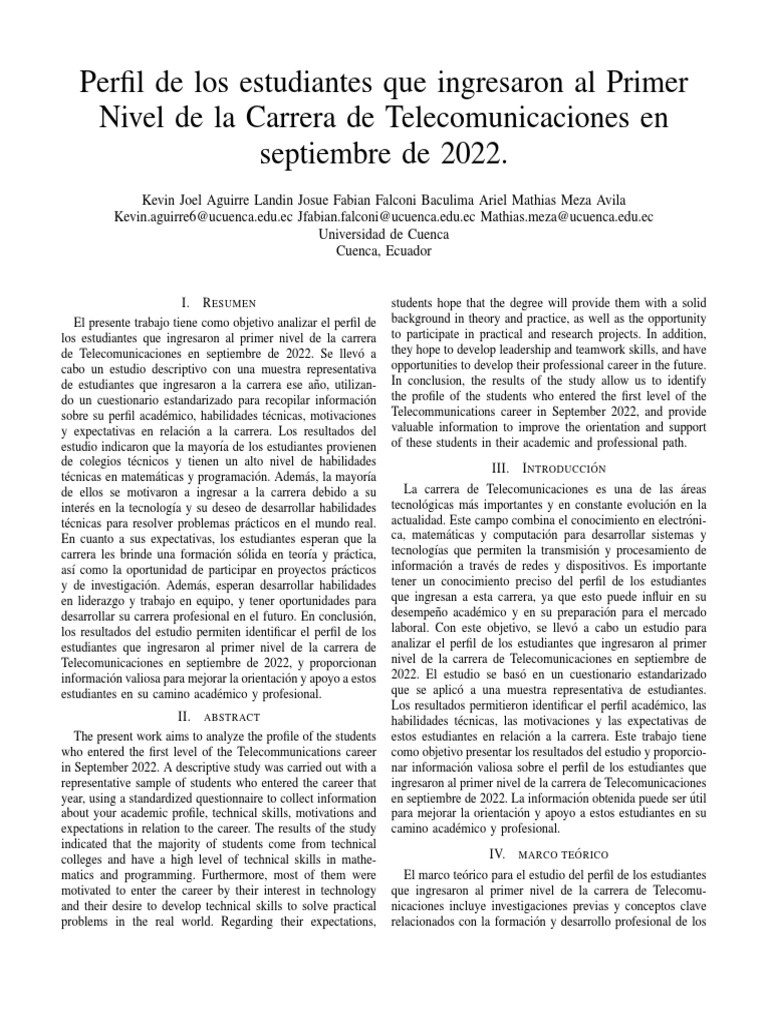 Examen Final IEEE | PDF