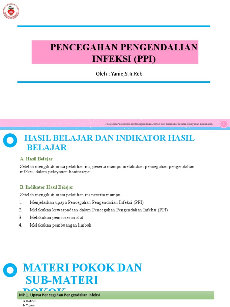 (YANI) 4. Pencegahan Dan Pengendalian Infeksi | PDF