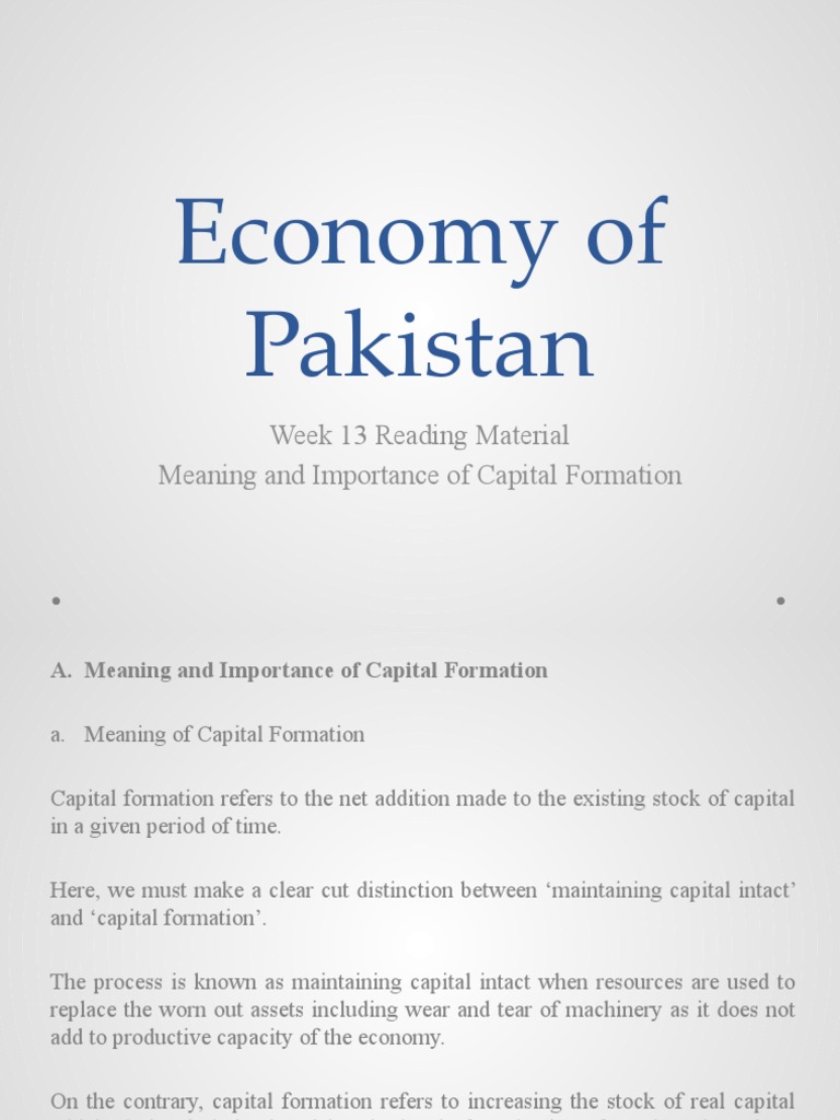 Week 13 Reading Material | PDF | Capital (Economics) | Economic Growth Week 13 Reading Material | PDF | Capital (Economics) | Economic Growth