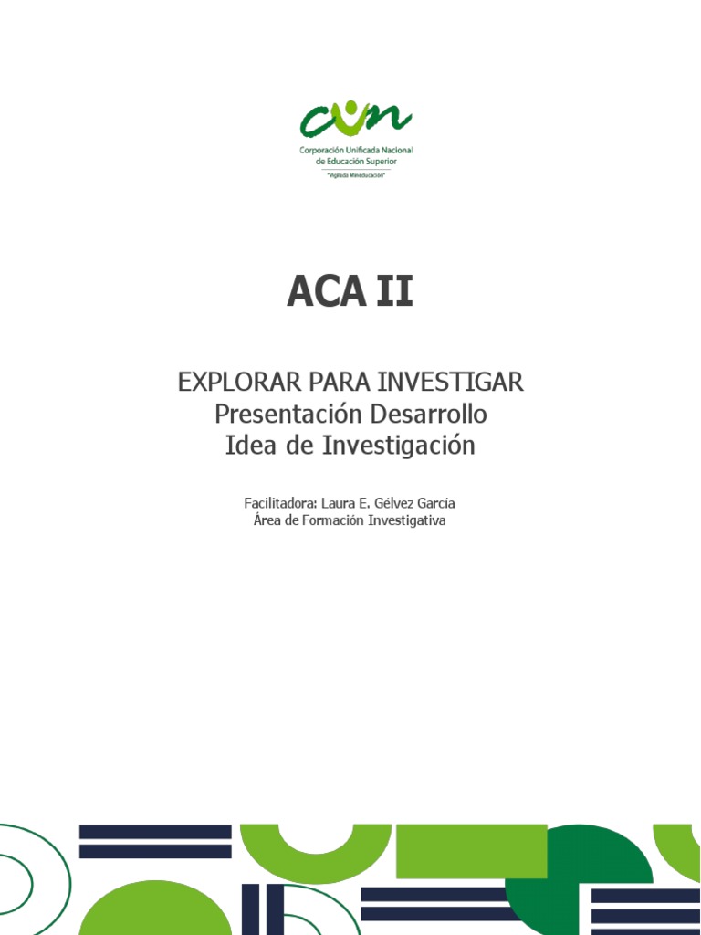 Aca Ii Explorar Virtual PDF | PDF | Aprendizaje