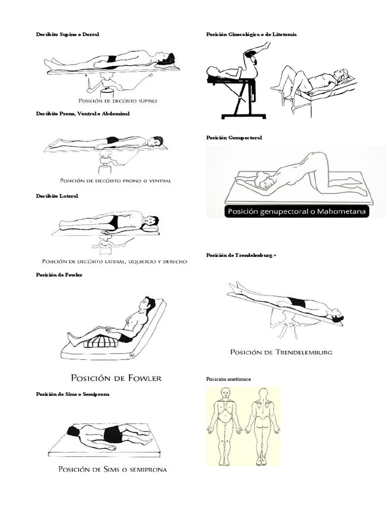 Decúbito Supino o Dorsal | PDF