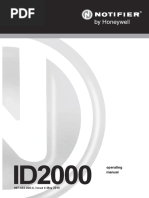 Notifier ID3000 Fire Control Panel User Manual | PDF | Menu (Computing ...