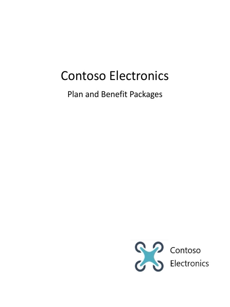 Contoso Electronics Health Plans Overview | PDF | Self-Improvement