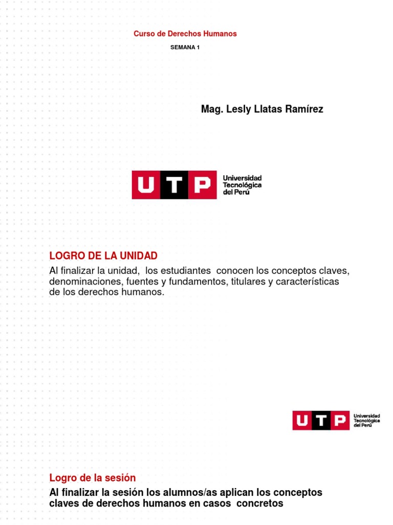 Semana 1 DDDHH PDF | PDF