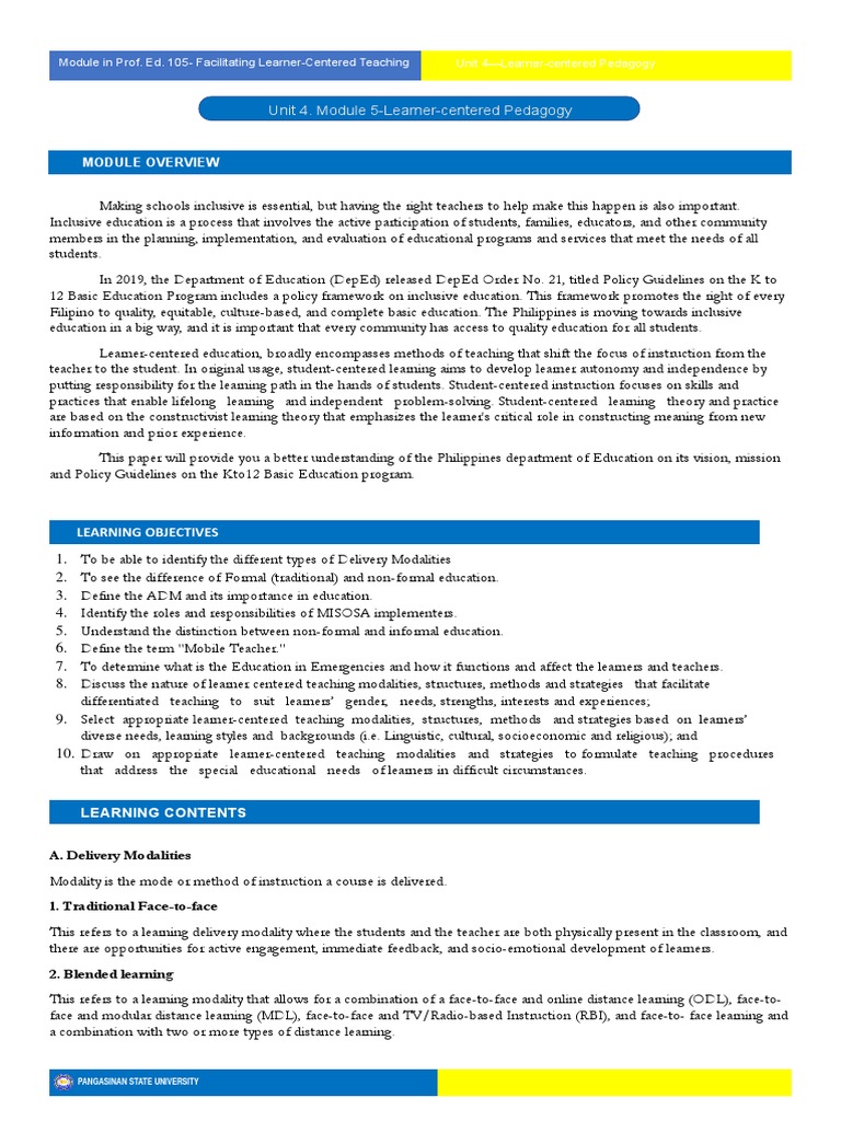 Facilitating Learner Centered Teaching. | PDF Facilitating Learner Centered Teaching. | PDF