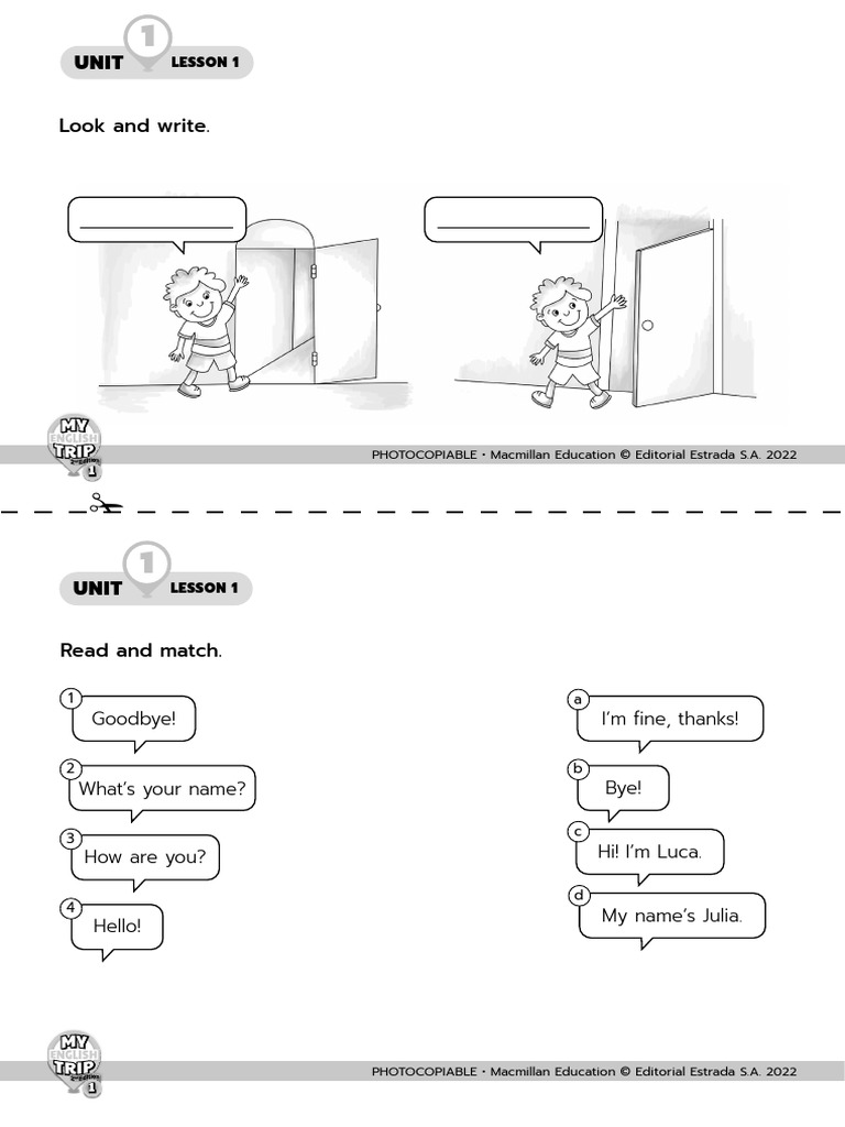 MET2 L1 U1 Worksheets | PDF