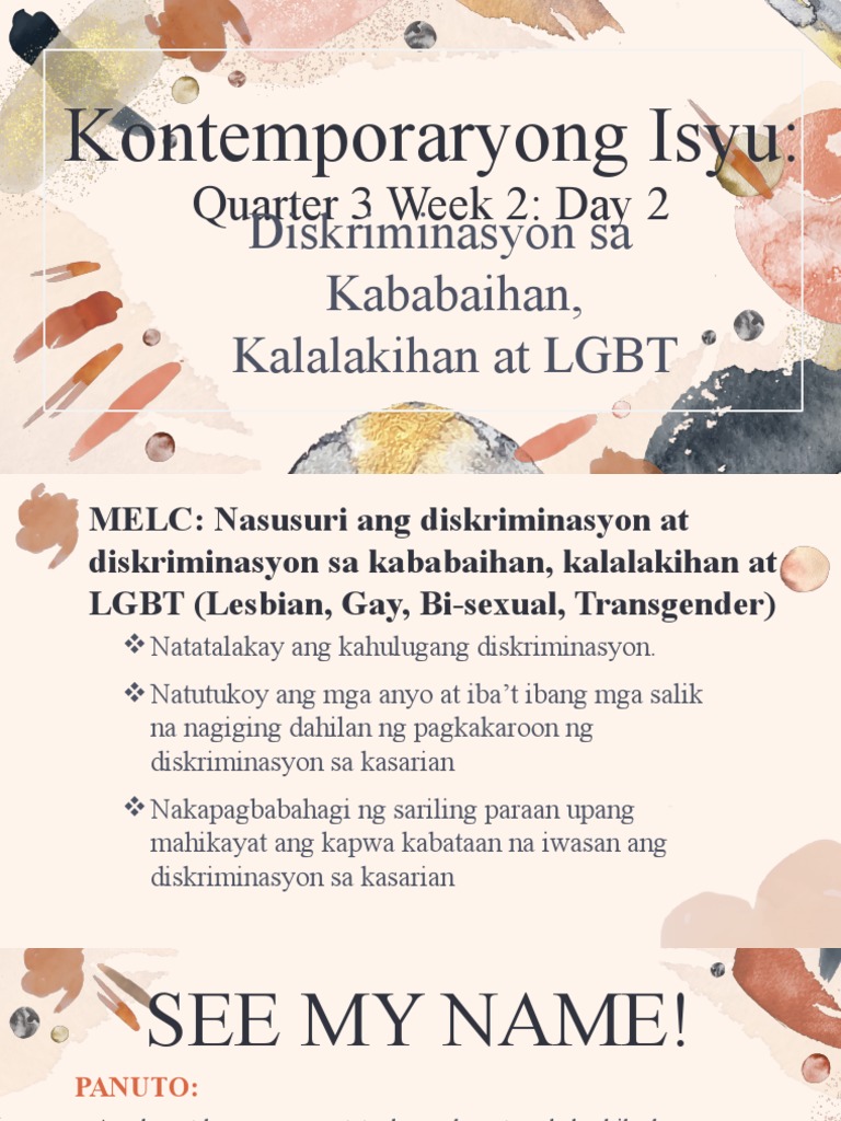 DISKRIMINASYON PPT | PDF