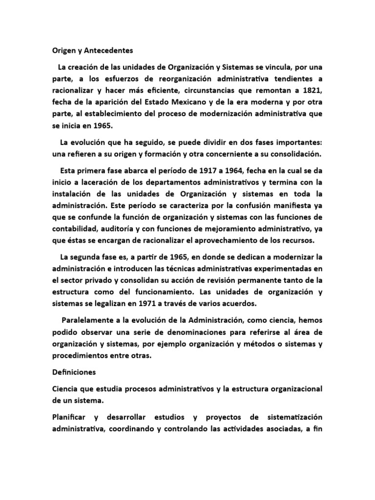 Origen y Antecedentes | PDF Origen y Antecedentes | PDF