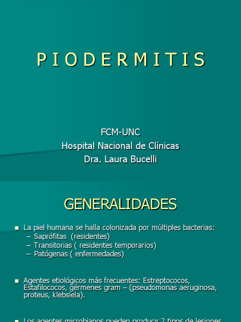 Piodermitis | PDF