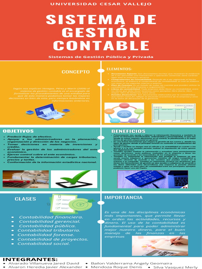 Infografía - Sistema de Gestión Contable - Equipo 1 PDF | PDF