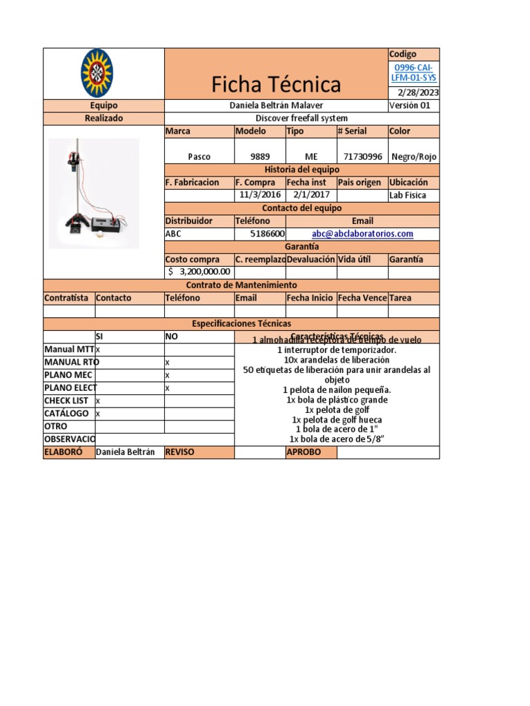 Freefall System | PDF