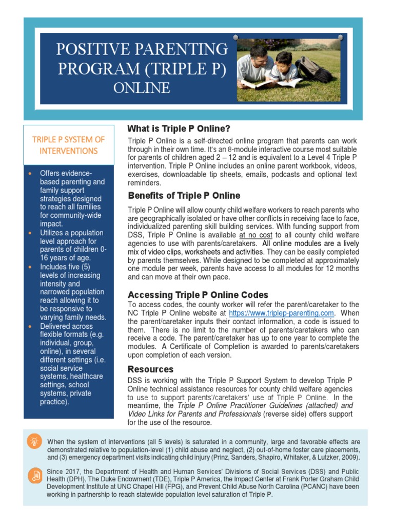 Triple P Online Parenting Program Guide | PDF