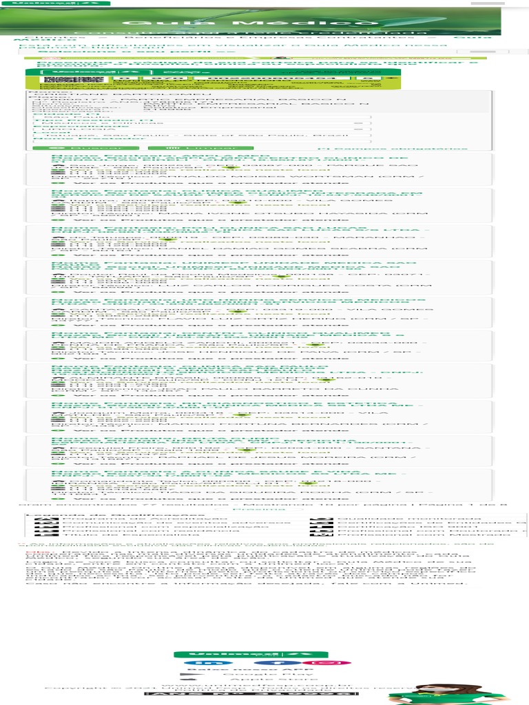 Guia Médico Pdf Pdf Gestão De Relacionamento Com O Cliente Sites