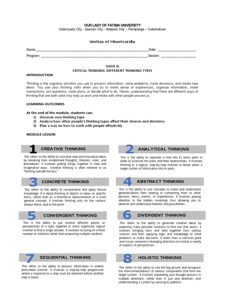 VM211 MODULE 6 Critical Thinking1 (Final) | PDF