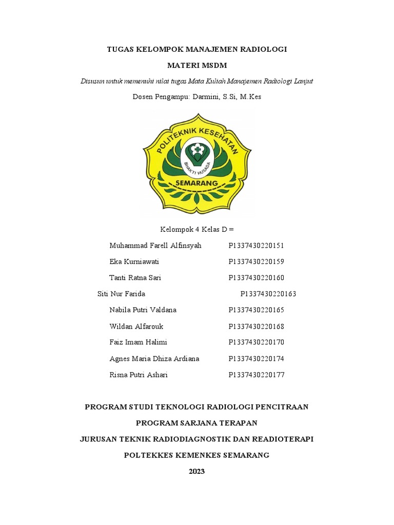 Tugas MSDM Kel 4 | PDF