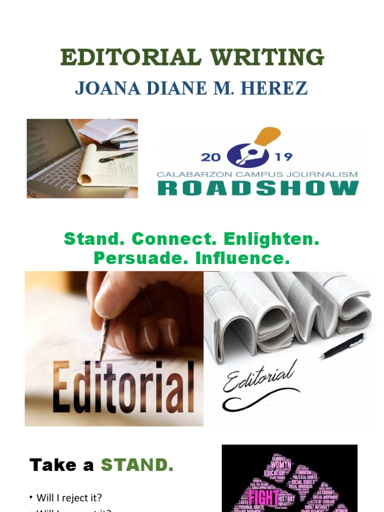 Editorial Writing in Campus Journalism | PDF