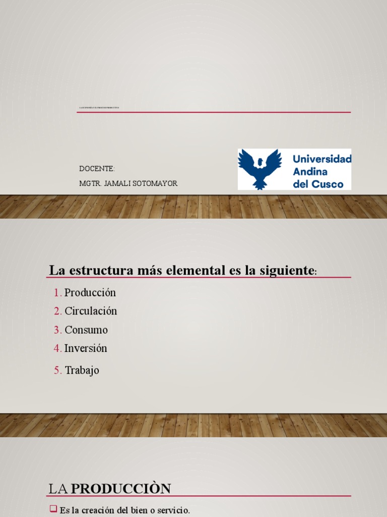La Economia Y El Proceso Pdf