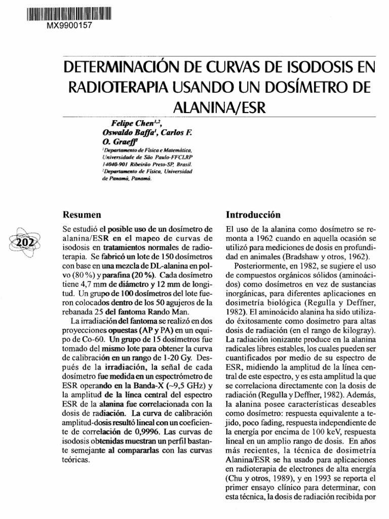 Determinación de Curvas de Isodosis en Radioterapia Usando Un Dosímetro ...