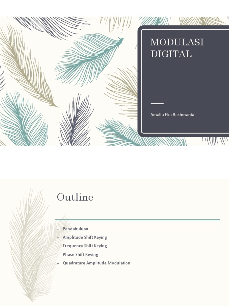 Modulasi Digital PDF | PDF | Komputer