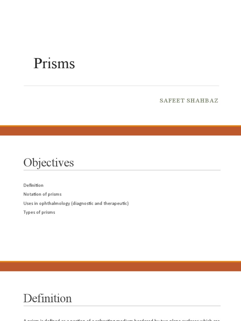 Prisms | PDF