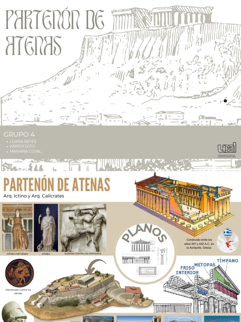 Historia y Arquitectura del Partenón | PDF