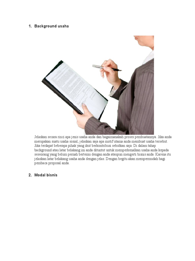 Background Usaha | PDF
